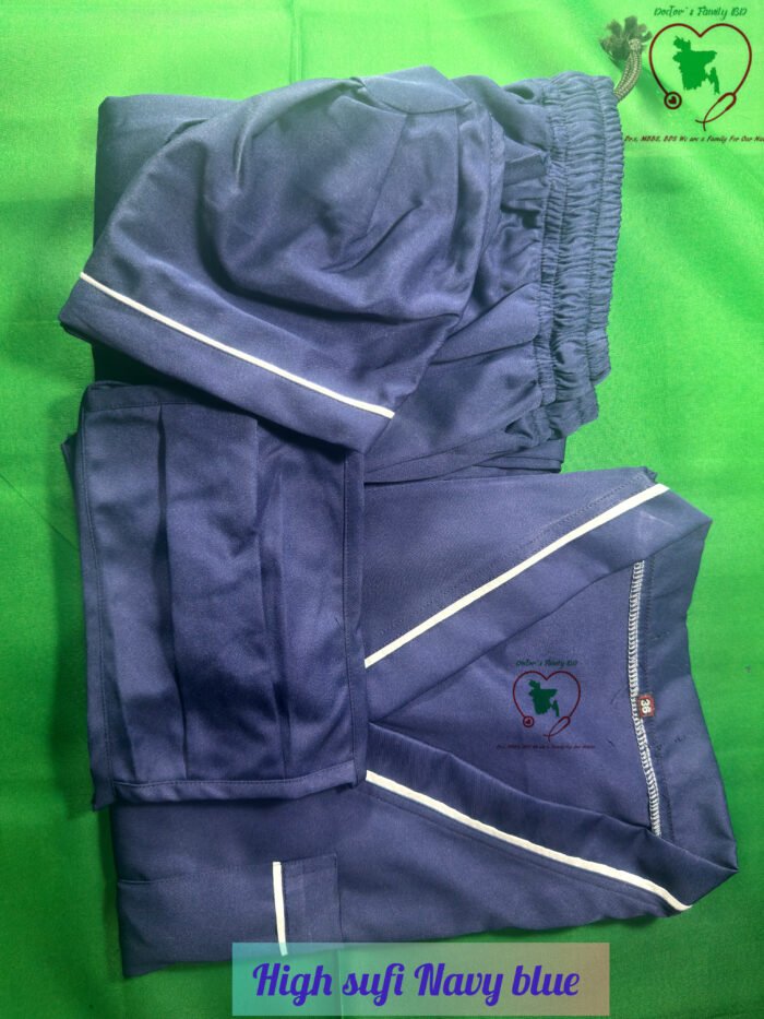 Navy blue High sufi OT Dress - doctors family bd