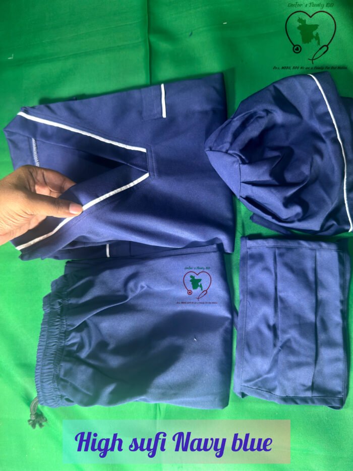 Navy blue High sufi OT Dress - doctors family bd