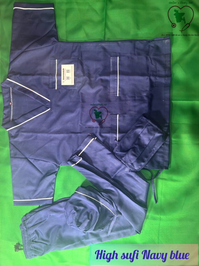 Navy blue High sufi OT Dress - doctors family bd